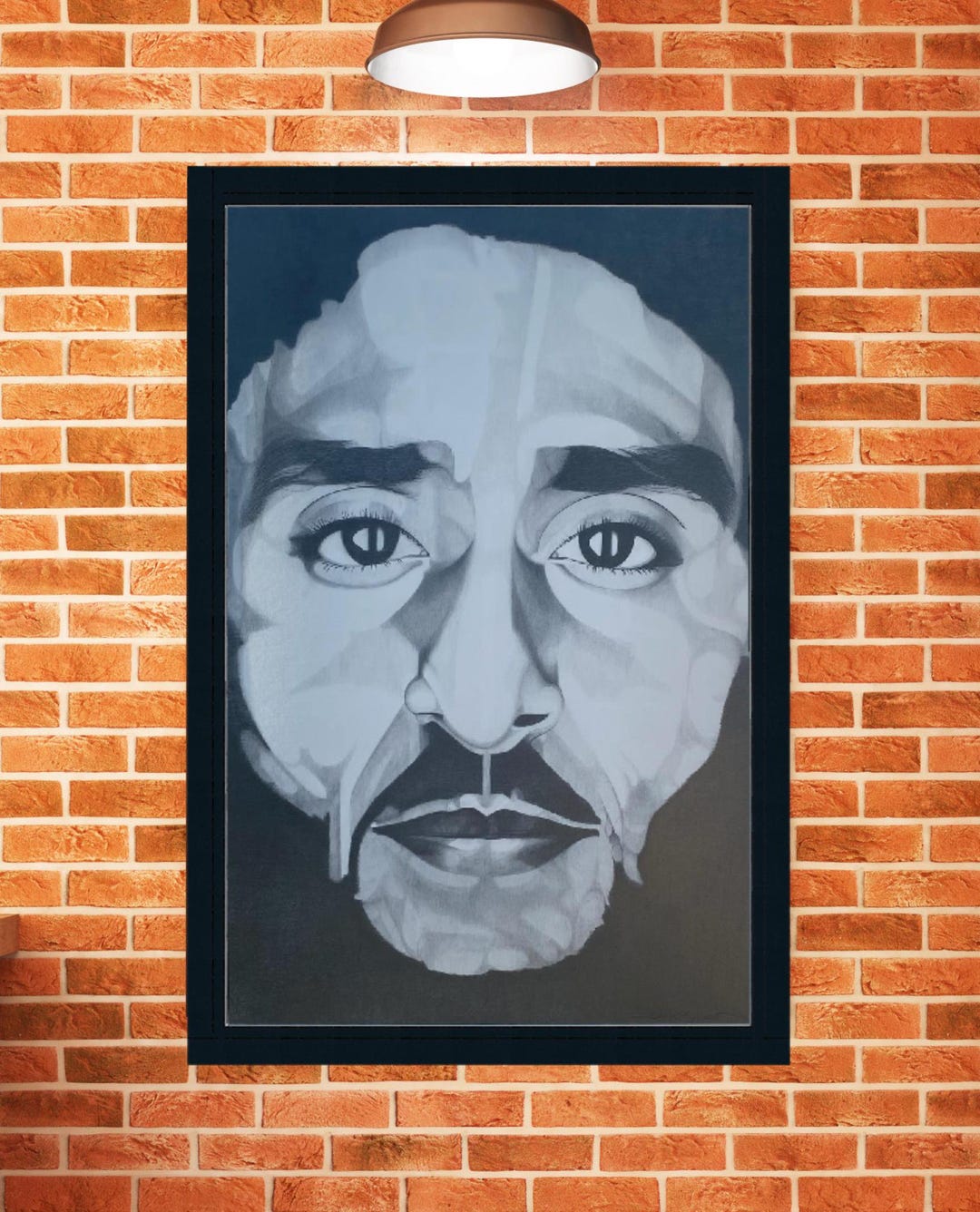 Charcoal Drawing, Pencil Art, Sports Fan Art Illustration, Unique Gift ...