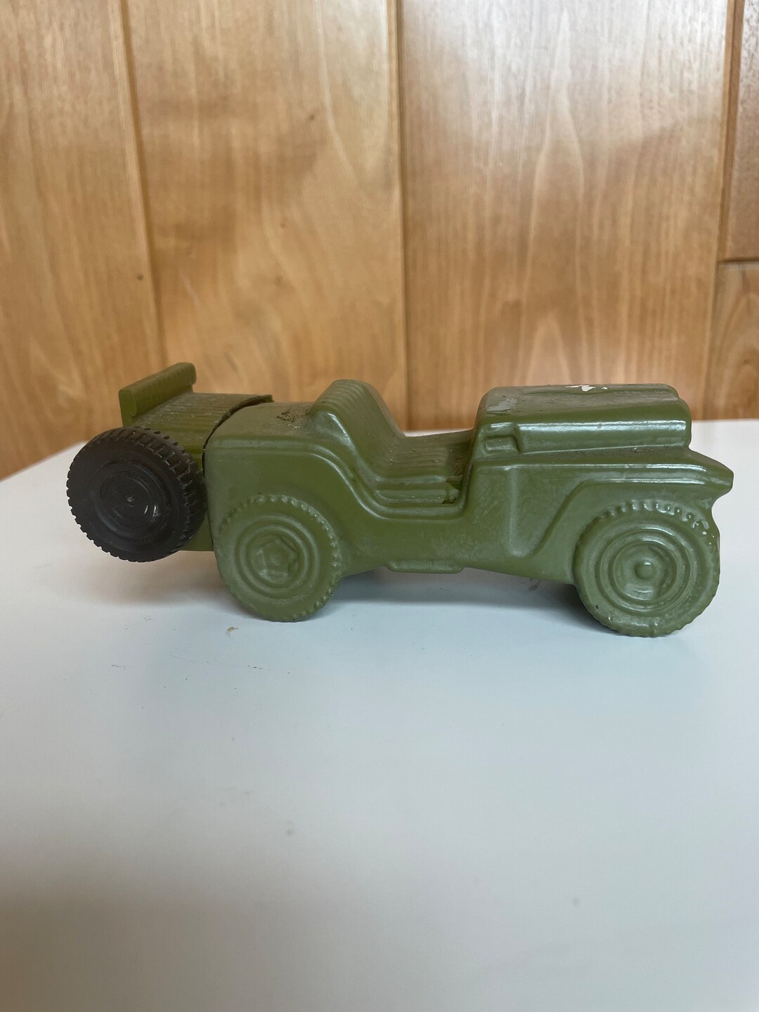 Vintage Avon Green Army Jeep Bottle. - Etsy