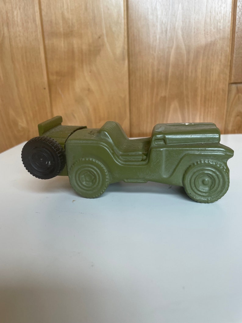 Vintage Avon Green Army Jeep Bottle. - Etsy