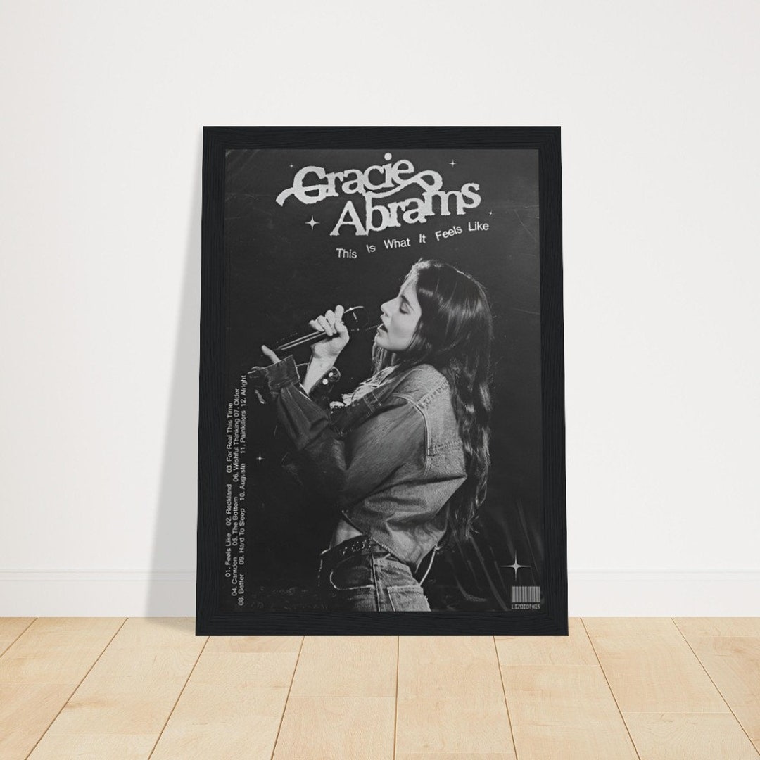 Gracie Adams This is What It Feels Like Album Poster A4 A3 A2 Poster ...