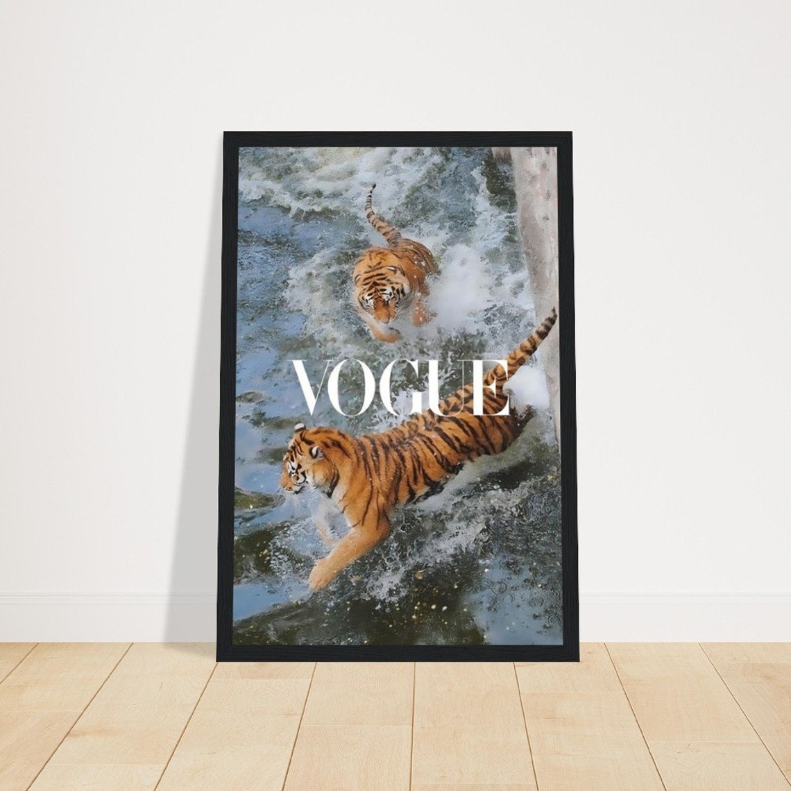 Vogue Tiger Fashion Magazine Poster A4 A3 A2 Poster Print - Etsy