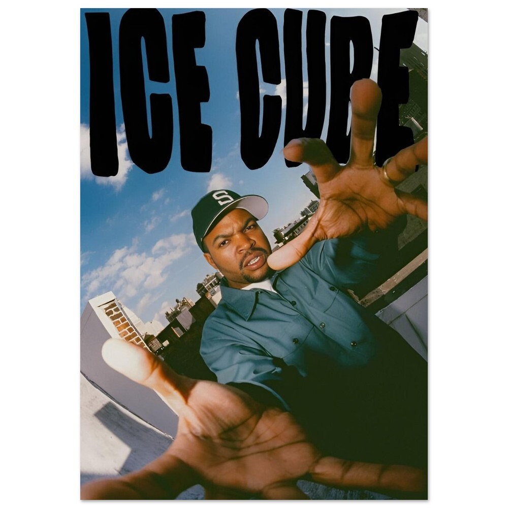 90s Rap Ice Cube NWA Poster A4 A3 A2 A1 Poster Print Wall Art - Etsy