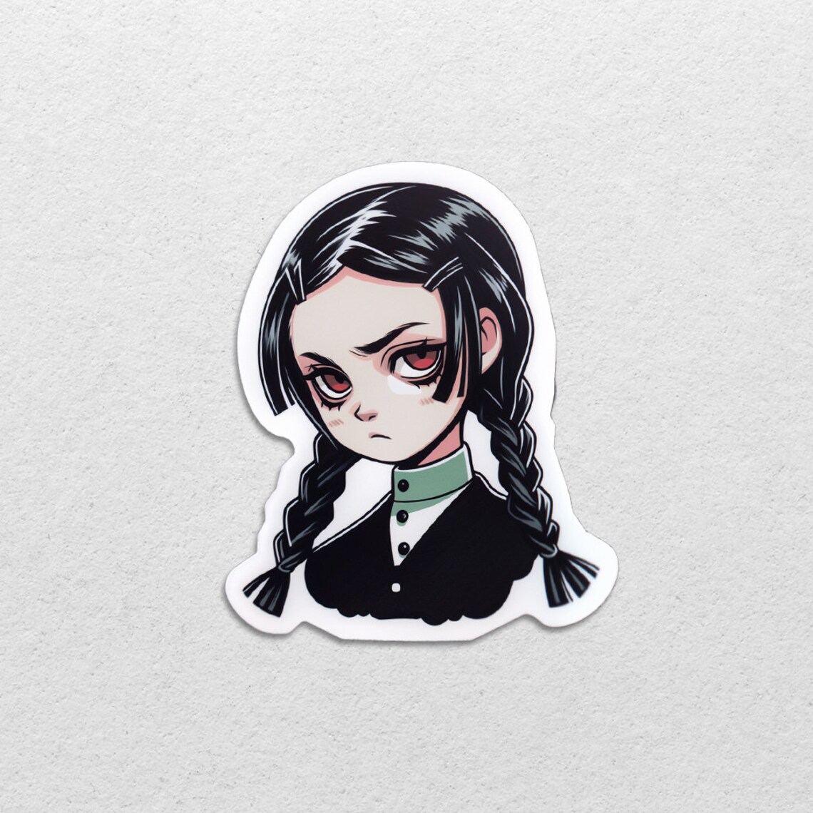 Goth Wednesday Stickers | Adams Family | Halloween | Gift | Cute ...
