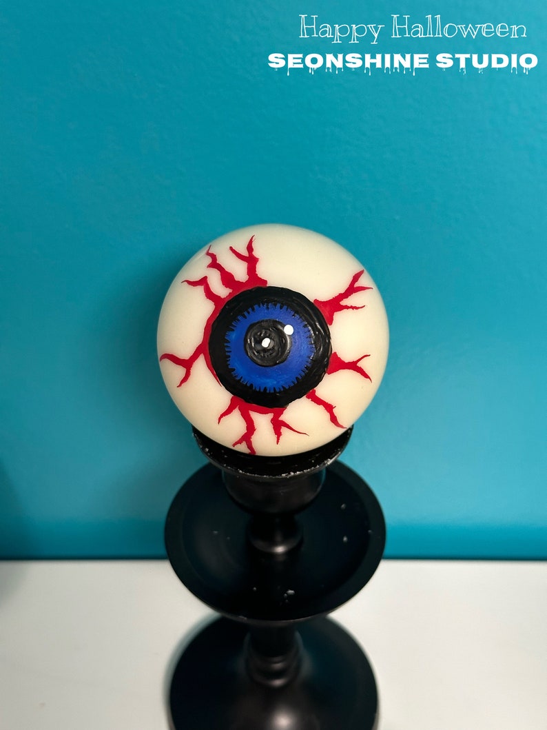 Evil Eye Halloween Candle, Spooky Eyeball Decor - Etsy