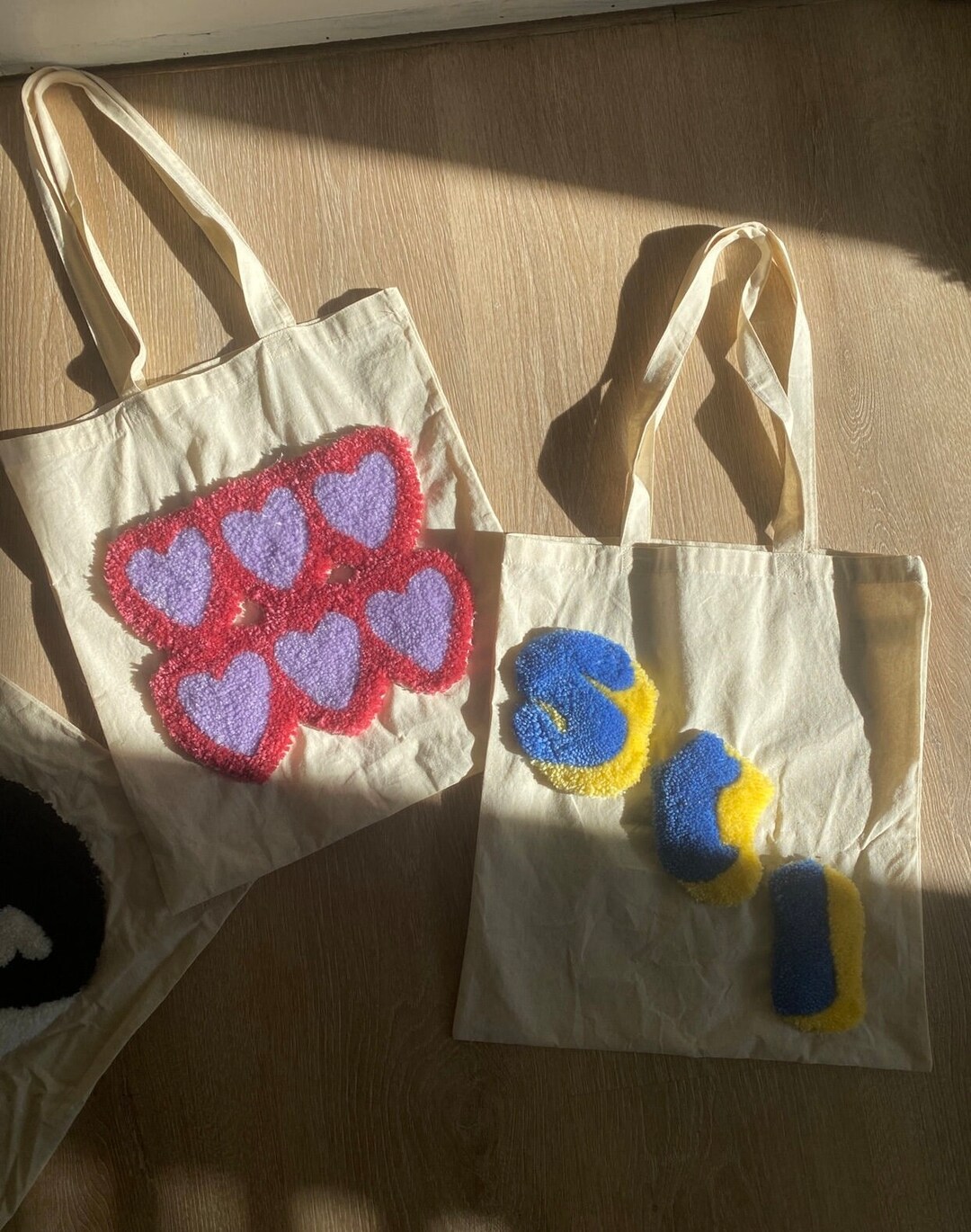 Personalized Hand Tufted Tote Bags - Etsy