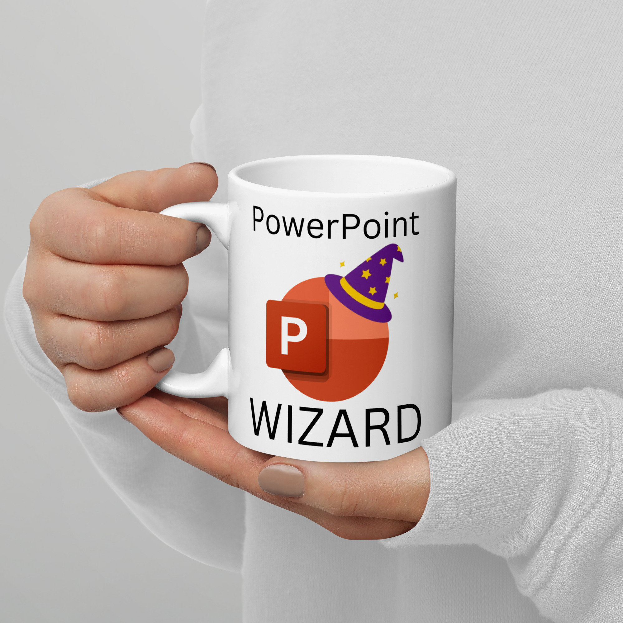 Powerpoint Wizard Mug, Office Humor Coffee Cup, Consulting, Business ...