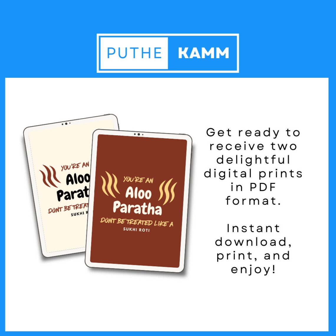 You're an Aloo Paratha Embrace Your Uniqueness With Punjabi Flair Two ...