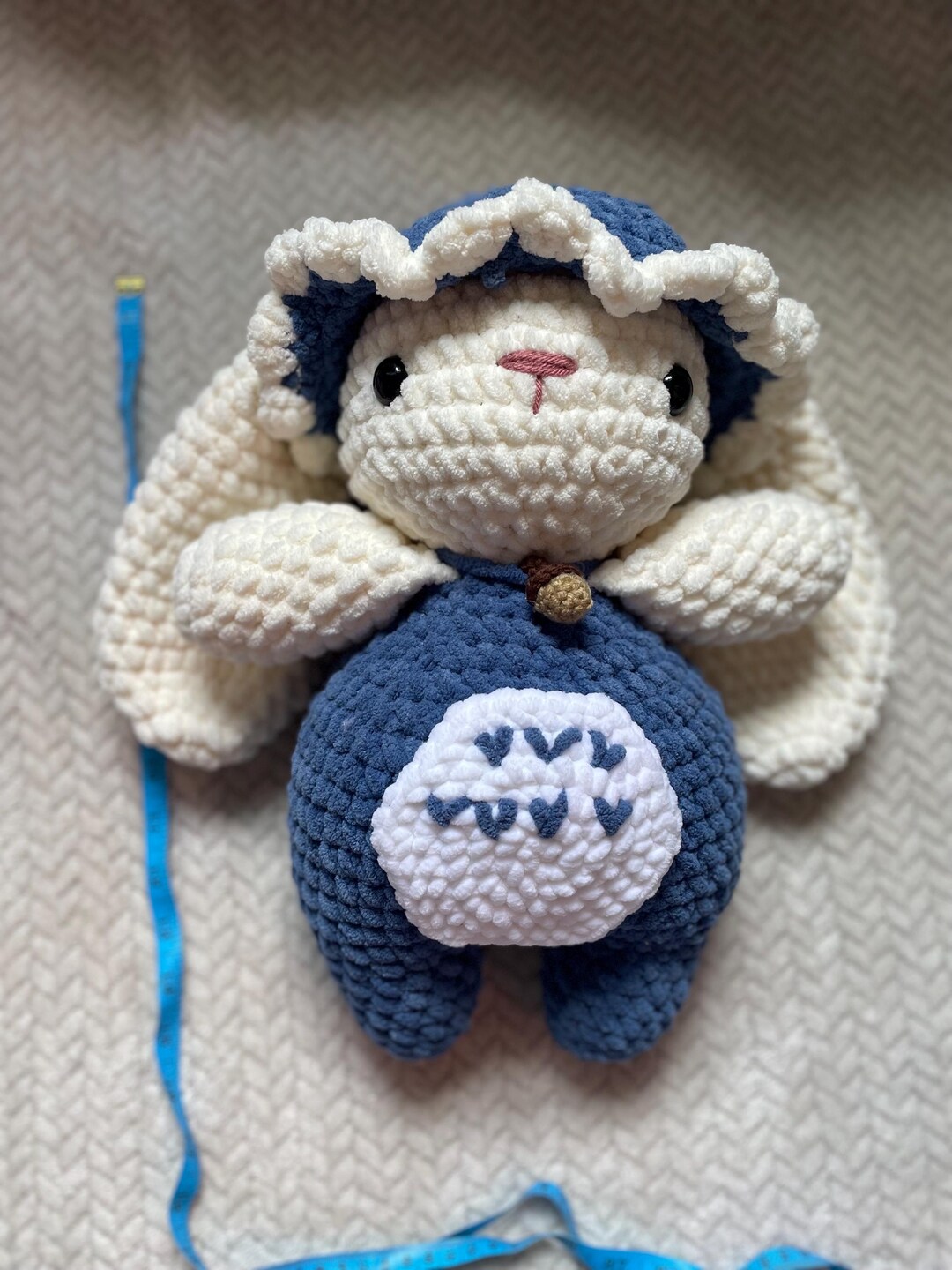 Crochet Totoro Bunny | Crochet Fish Bunny | Crochet Bunny’s | Handmade ...