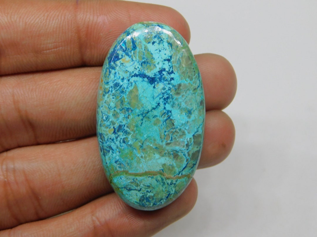 Amazing Quality Chrysocolla Cabochon Gemstone, Semi Precious ...