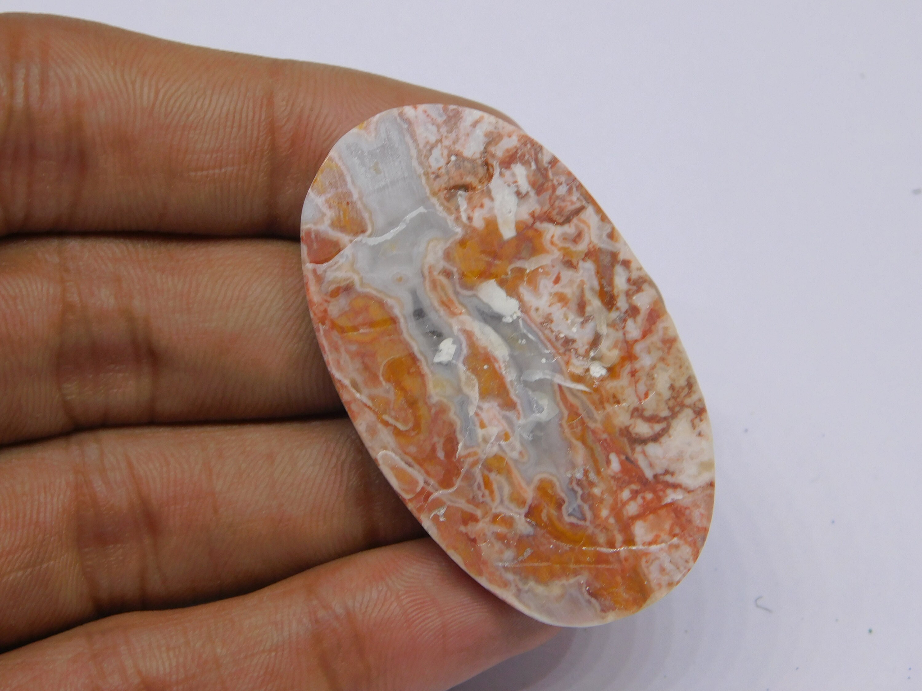 Rosetta Jasper Palm Stone Natural Rosetta Jasper Stone - Etsy