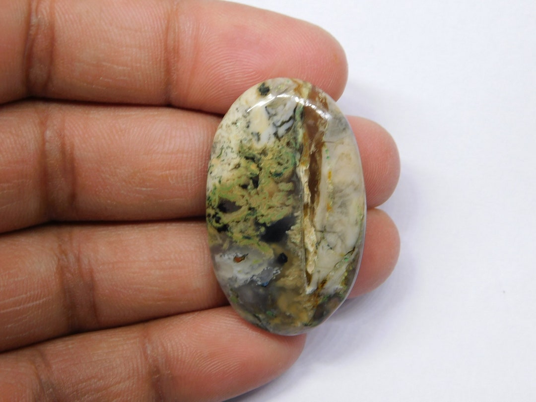 A1 Quality Dendrite Tiger Agate Cabochon Dendrite Tiger Agate Gemstone ...