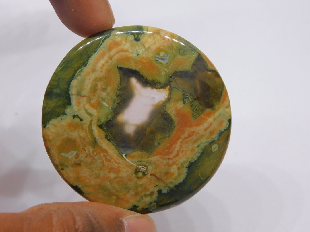 Rhyolite Rainforest Jasper Gemstone, Handmade Rhyolite Jasper Loose ...