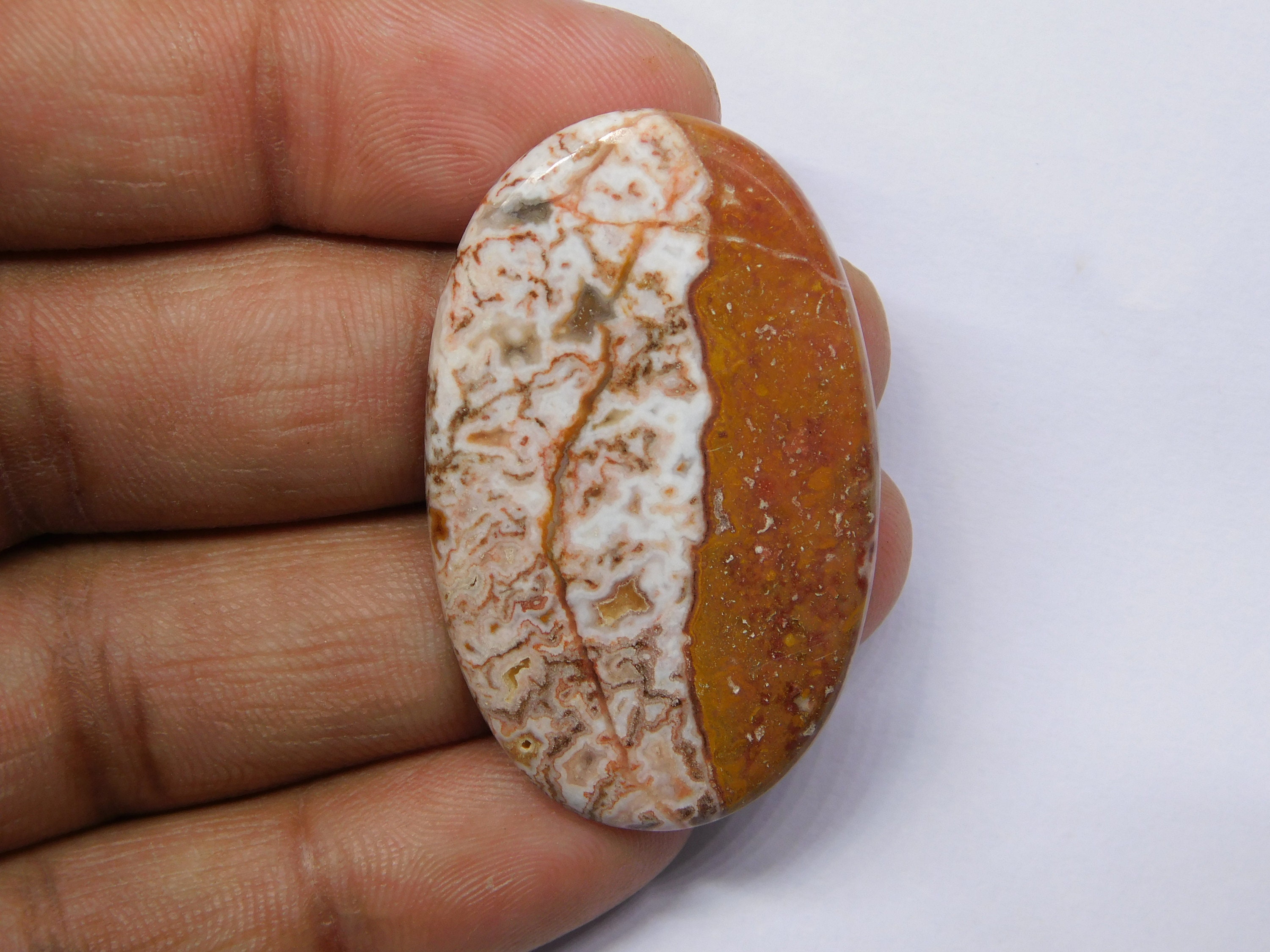 Amazing Rosetta Jasper Palm Stone, Natural Rosetta Jasper Stone, Stone ...