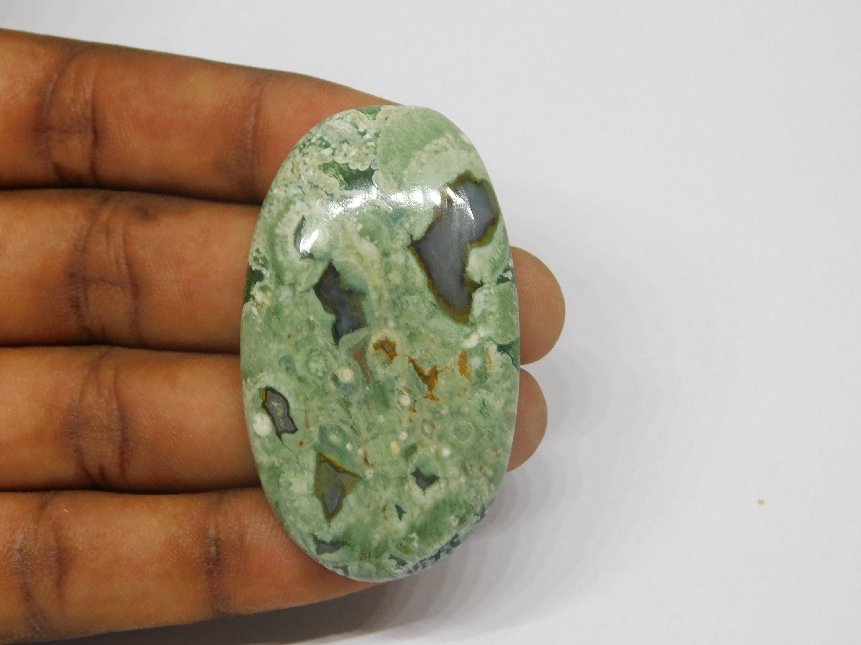 Rhyolite Rainforest Jasper Gemstone Handmade Rhyolite Jasper - Etsy