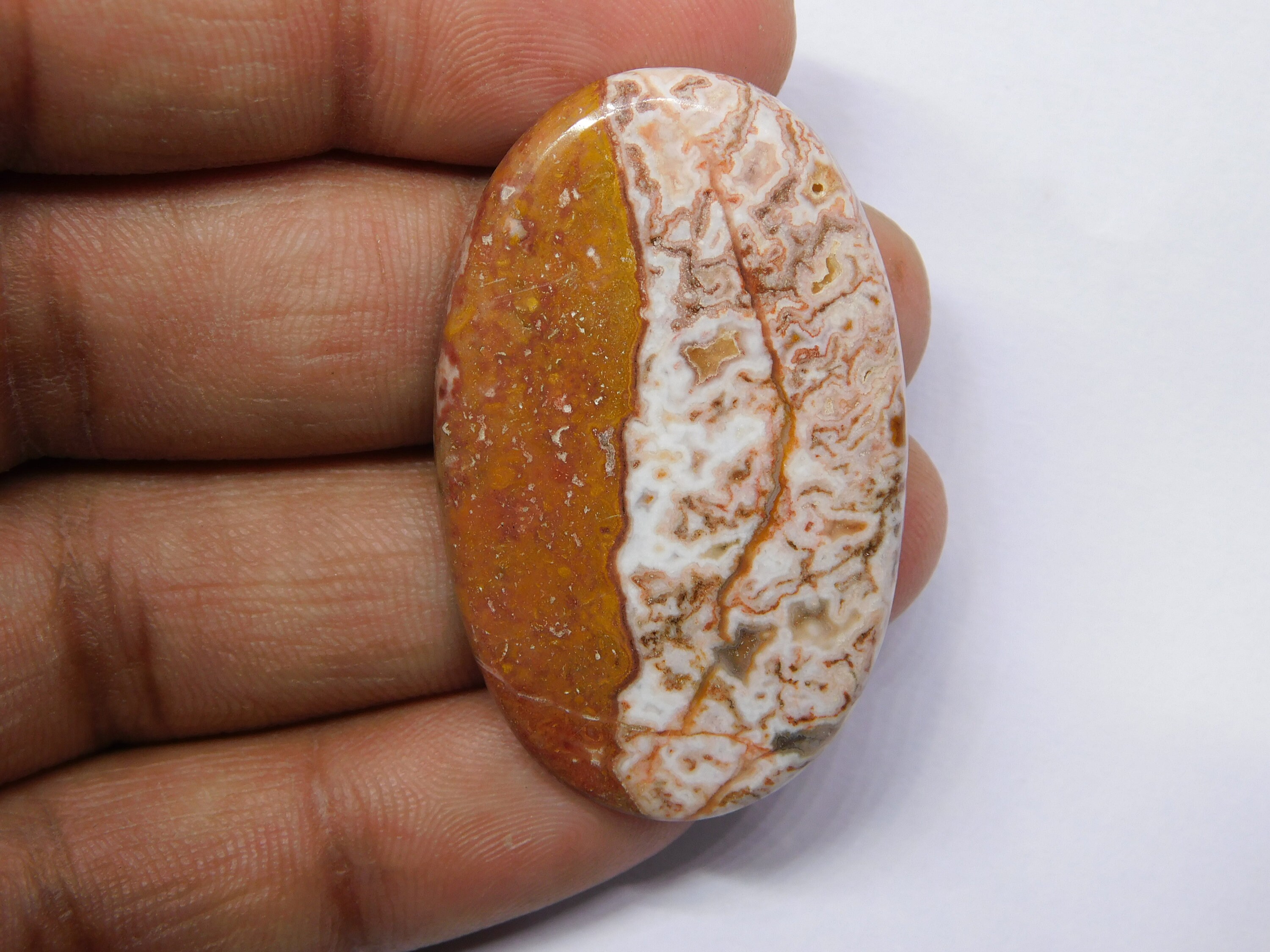 Amazing Rosetta Jasper Palm Stone, Natural Rosetta Jasper Stone, Stone ...