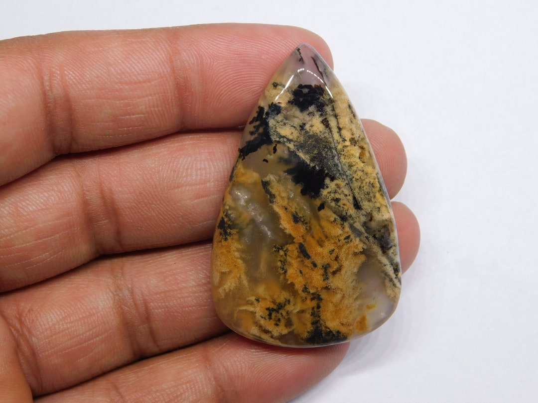 Dendrite Tiger Agate Cabochon Dendrite Tiger Agate Gemstone, Loose ...
