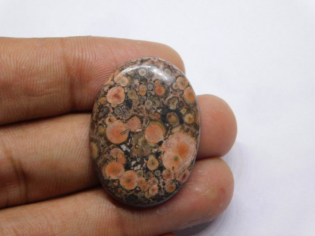 100% Natural Morgan Hill Poppy Jasper Stone Poppy Cabochon, Poppy ...