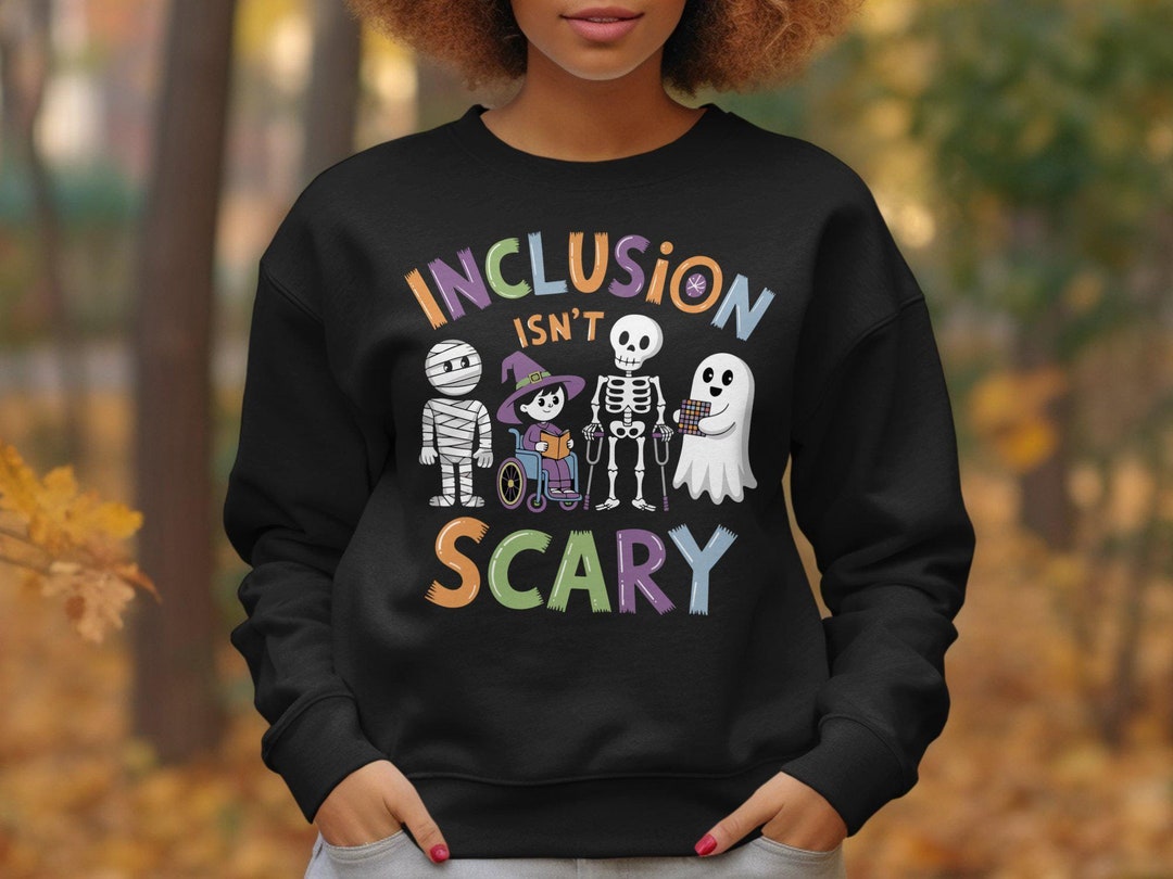 INCLUSION Isn't Scary HALLOWEEN Shirt GIFT, Inclusion Matters Awareness ...