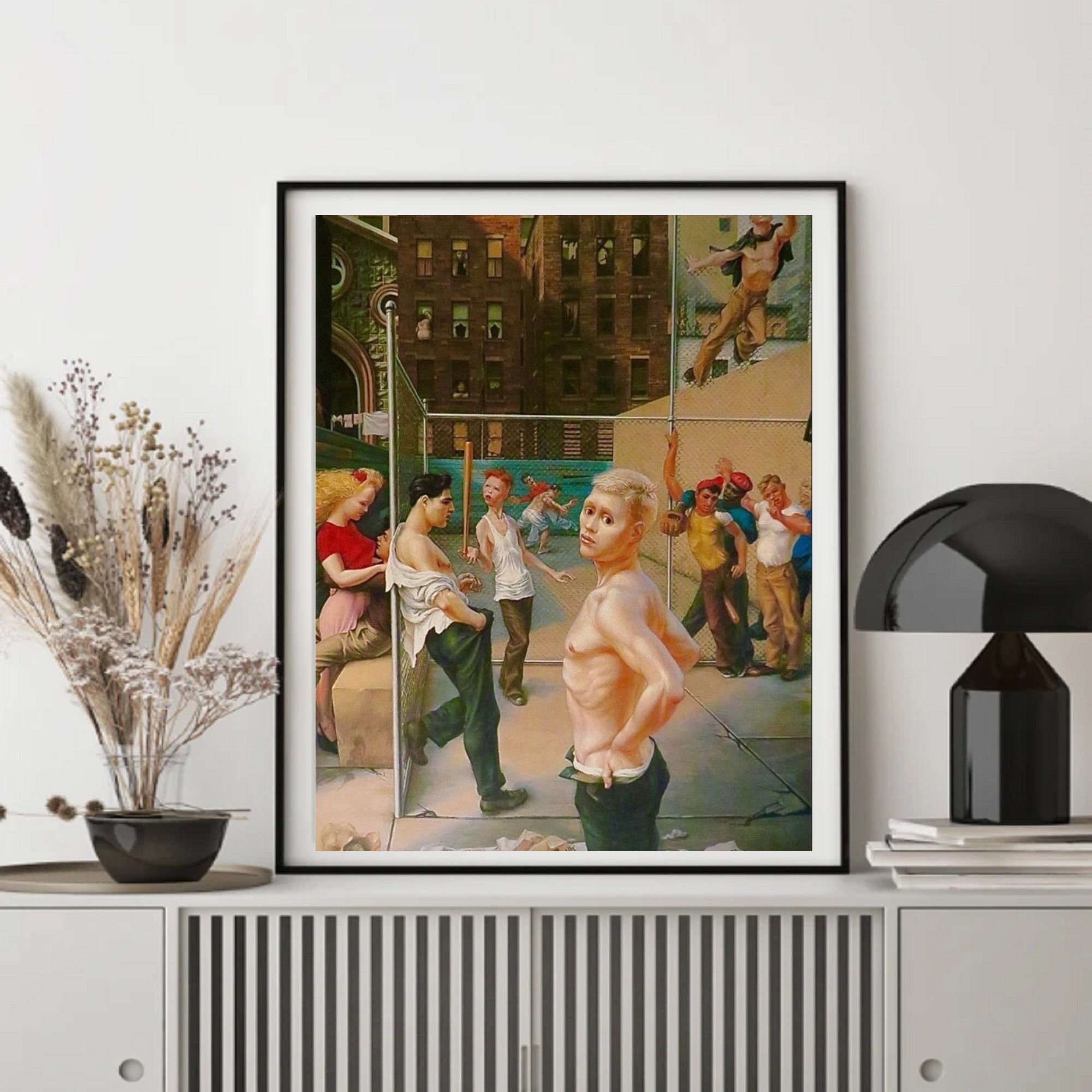 Giclée Fine Art Print; "the Playground" by Paul Cadmus; Fine Art Print ...