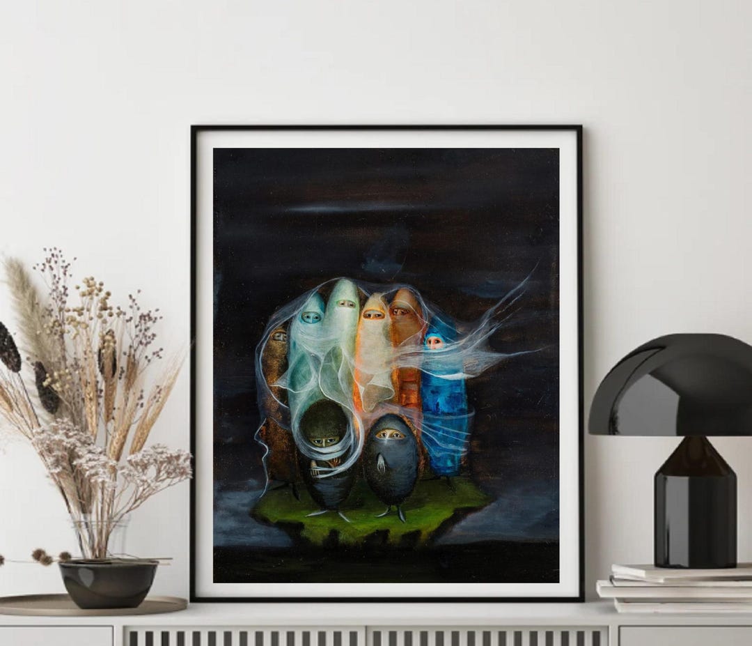 Giclée Fine Art Print; "the Surrealists" by Bridget Bate Tichenor; Fine ...
