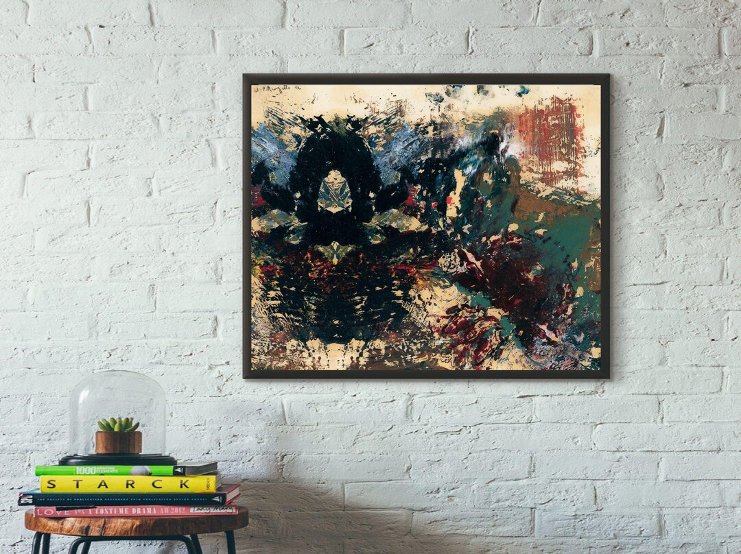 Giclée Fine Art Print; "decalcomania No. 1" by Jean-paul Riopelle; Fine ...