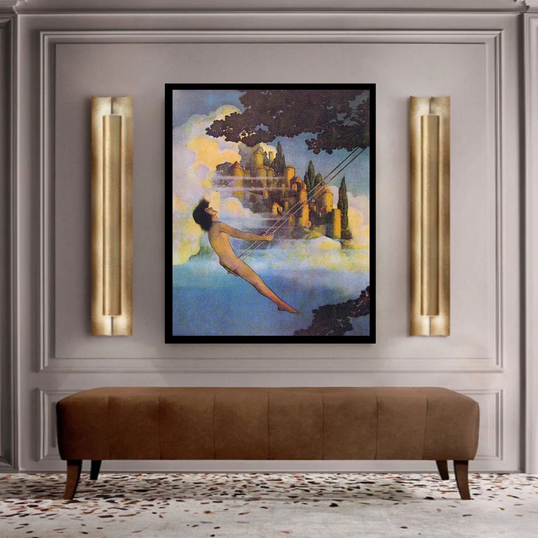 Giclée Fine Art Print; "the Dinkey Bird" by Maxfield Parrish; Fine Art ...