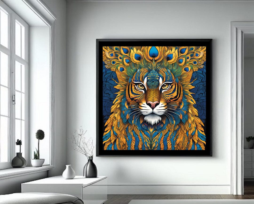 Giclée Fine Art Print; "tigress" by Lucian Blake; Fine Art Print ...