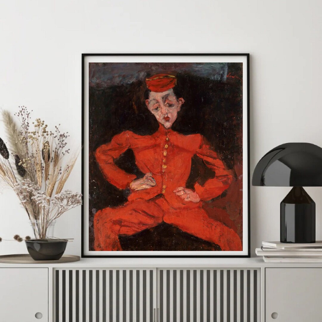 Giclée Fine Art Print; "bellboy" by Chaim Soutine; Fine Art Print ...