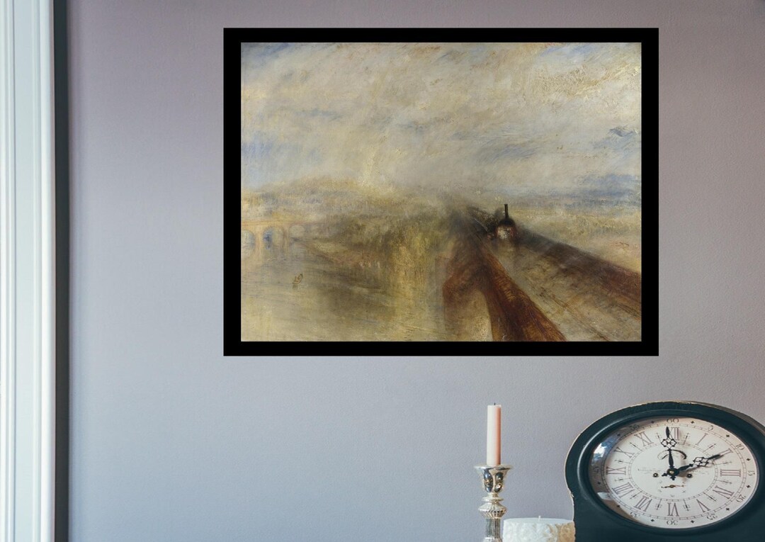 Giclée Fine Art Print; "rain, Steam and Speed" by Joseph Mallard Turner ...