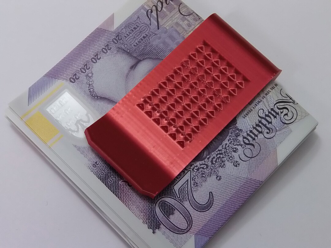 SILK Money Clip Holder Great to Keep Your Notes Together 3D Printed ...