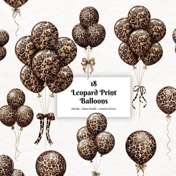 Cheetah Balloon - Etsy UK