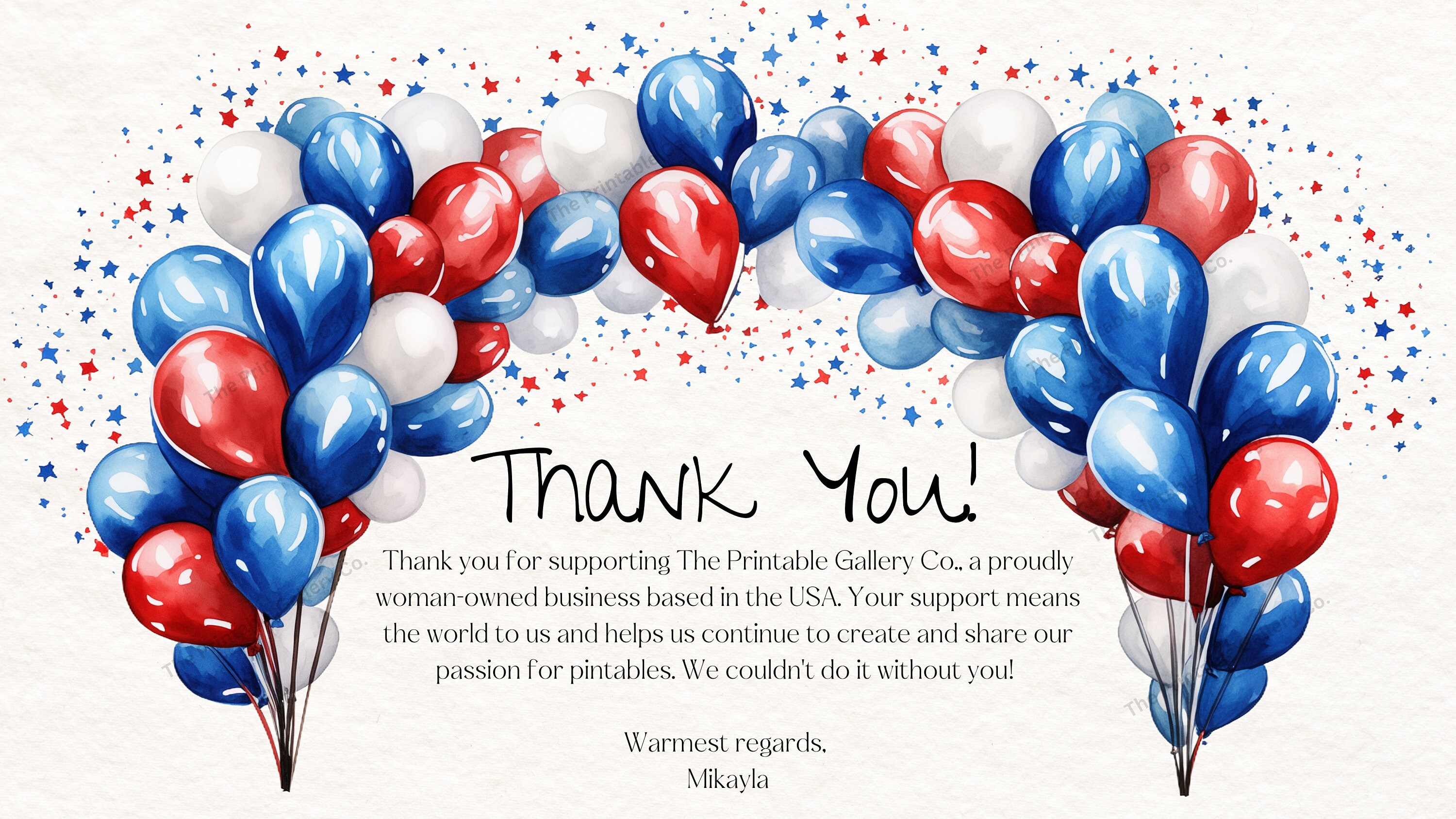 4th of July Balloons & Confetti Clipart, Red White and Blue Balloon ...