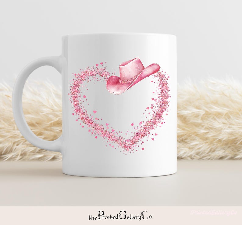 Pink Glitter Cowgirl Clipart Heart Shaped Border PNG Equestrian Clip ...