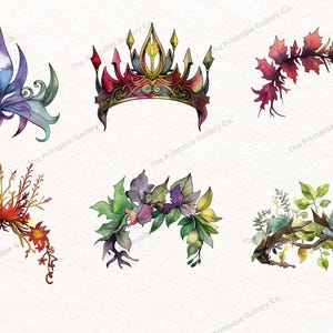 Forest Elf Crown Png Clipart Designs for Dnd Character Portraits ...