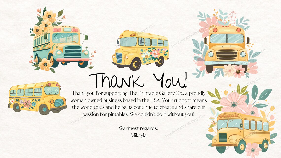 Pastel Retro Back to School Supplies Clipart, Floral Teacher Clip Art ...