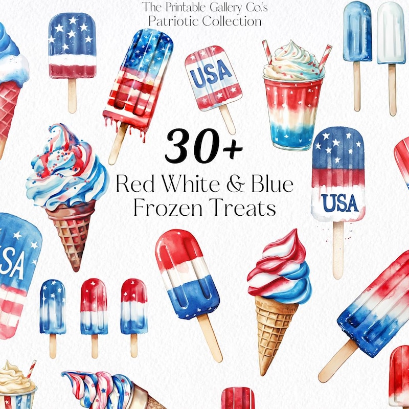 Popsicle Clipart - Etsy