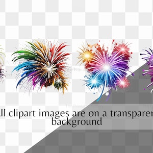 Celebration Fireworks Clipart 4th of July Commercial Use PNG ...