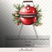 Christmas Grill PNG – Festive BBQ Clipart, Funny Xmas Grilling Graphic ...