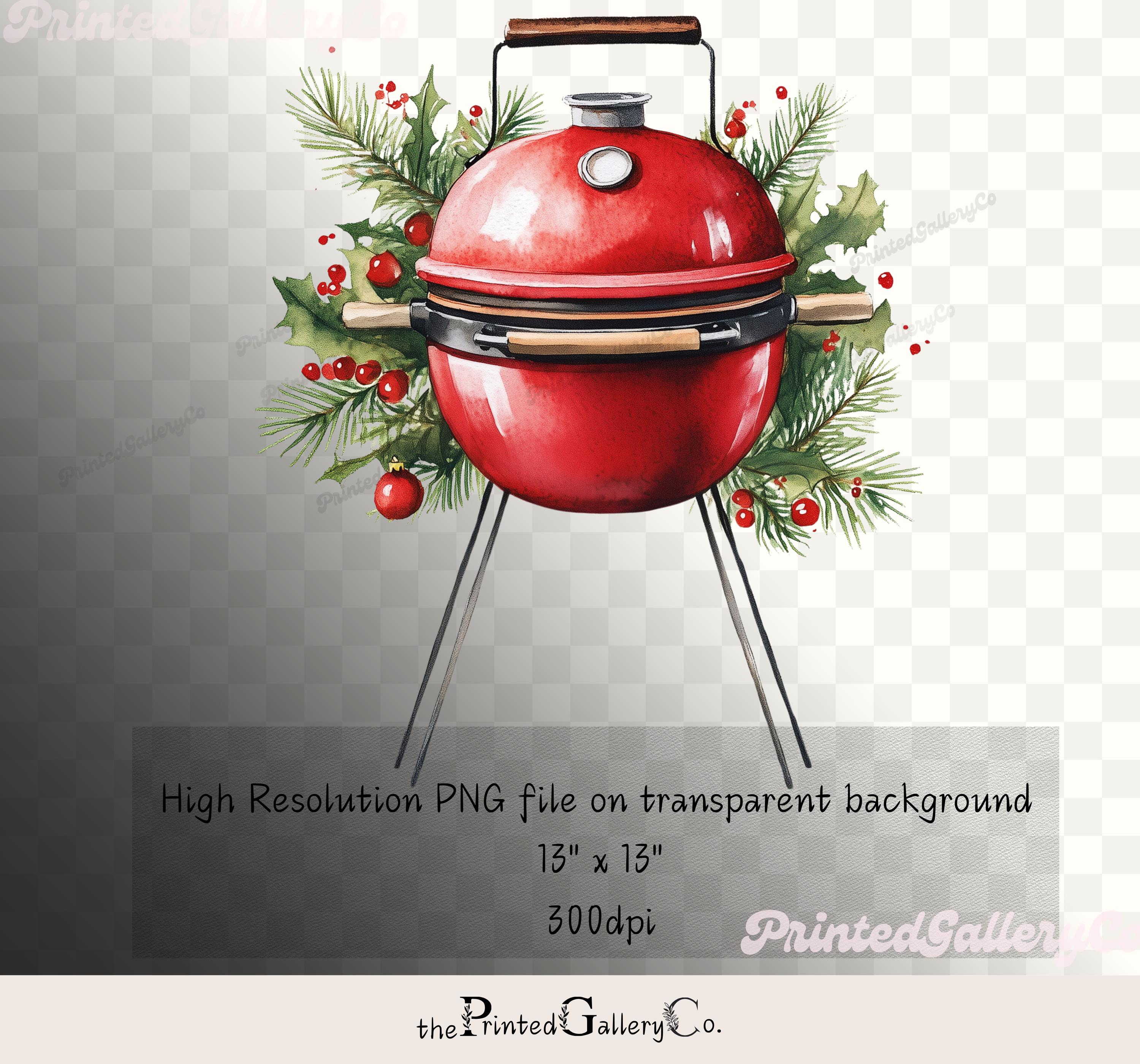 Christmas Grill PNG – Festive BBQ Clipart, Funny Xmas Grilling Graphic ...