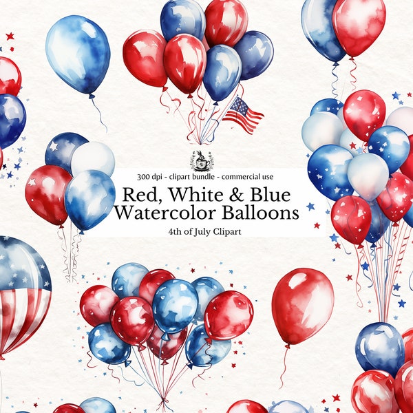 Red and Blue Balloons - Etsy