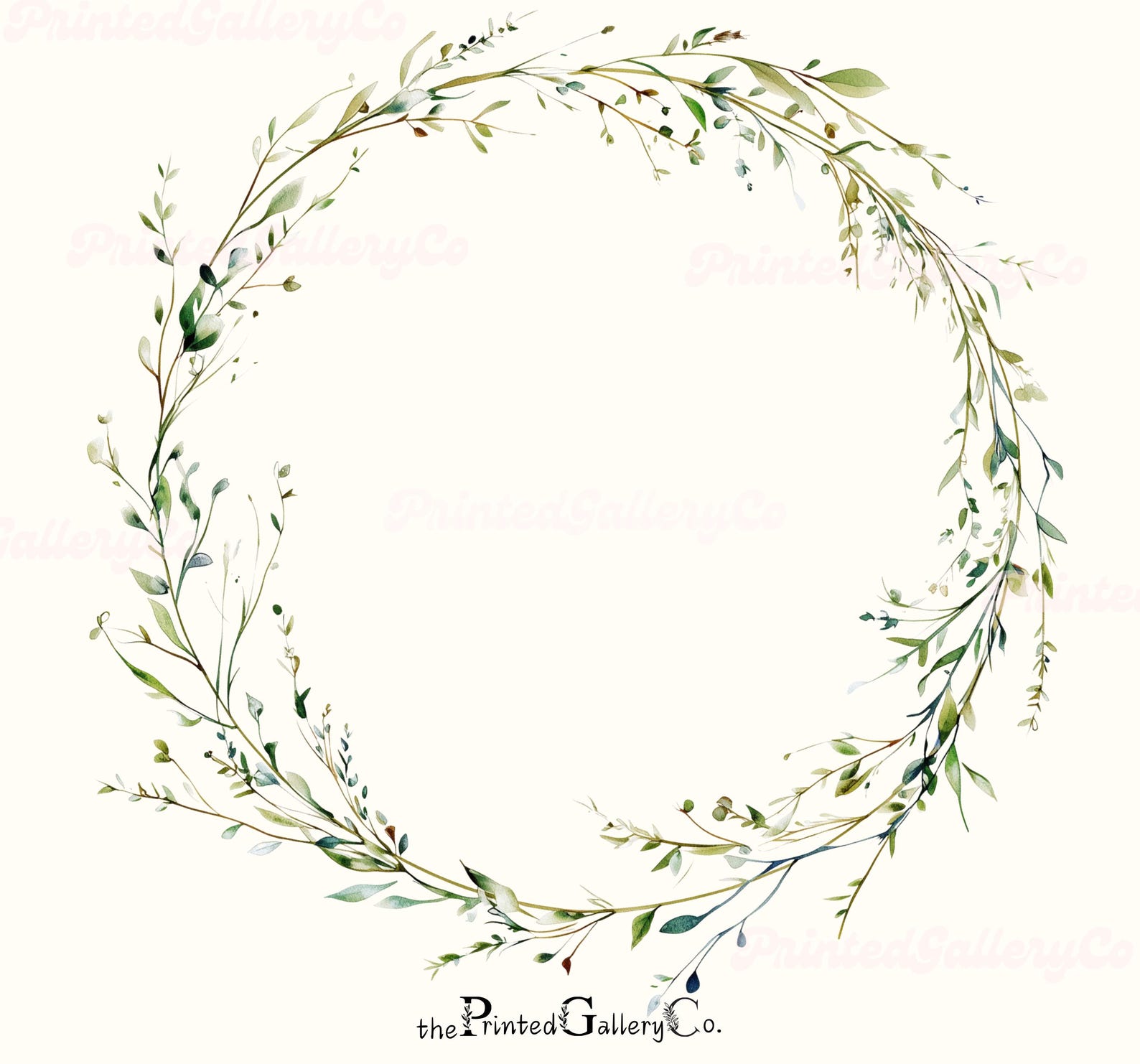 Dainty Floral Borders Watercolor Flower Clipart, Wild Floral Elements ...