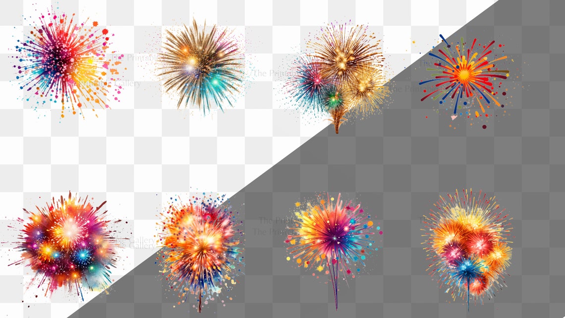 Celebration Fireworks Clipart 4th of July Commercial Use PNG ...