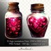 10 Love Potion Clipart, Valentines Day Clip Art, Romantic Holiday PNG ...