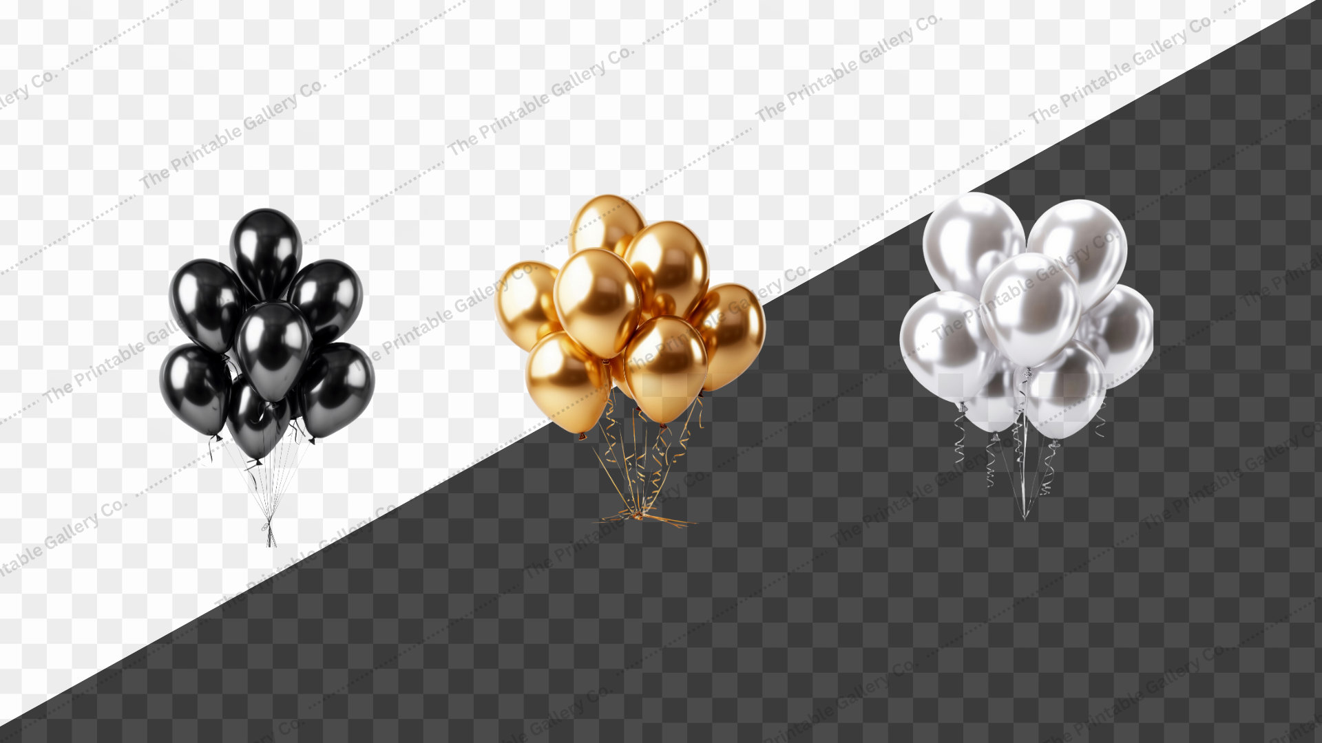 Foil Balloon Overlay Clipart PNG, Colorful Birthday Balloon Clip Art ...