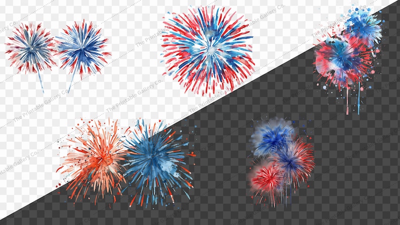 Celebration Fireworks Clipart 4th of July Commercial Use PNG ...