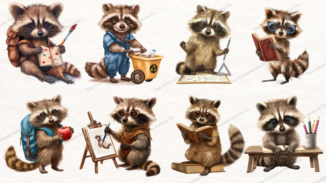 Watercolor Back to School Clipart, Commercial Use Teacher PNG, Notebook ...