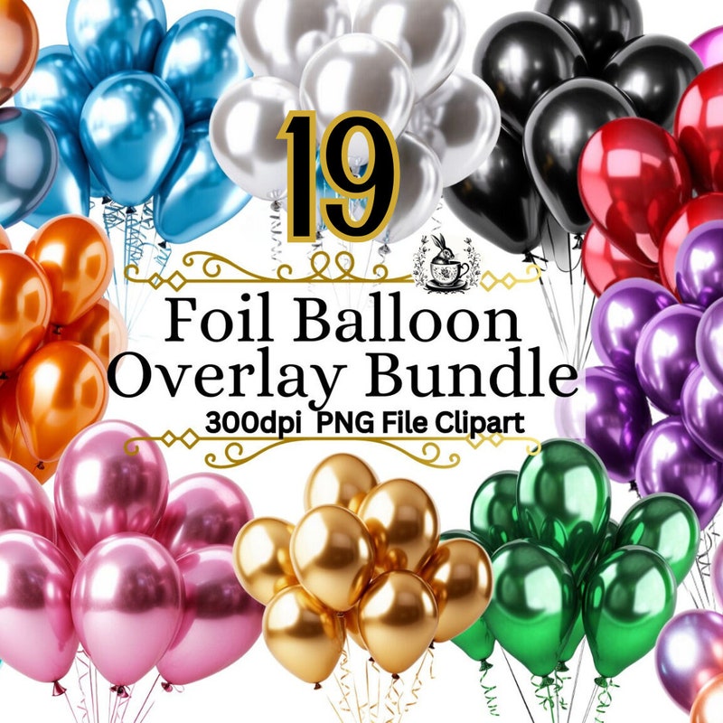 Balloon Overlay - Etsy