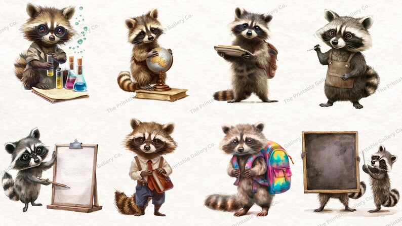 Watercolor Back to School Clipart, Commercial Use Teacher PNG, Notebook ...