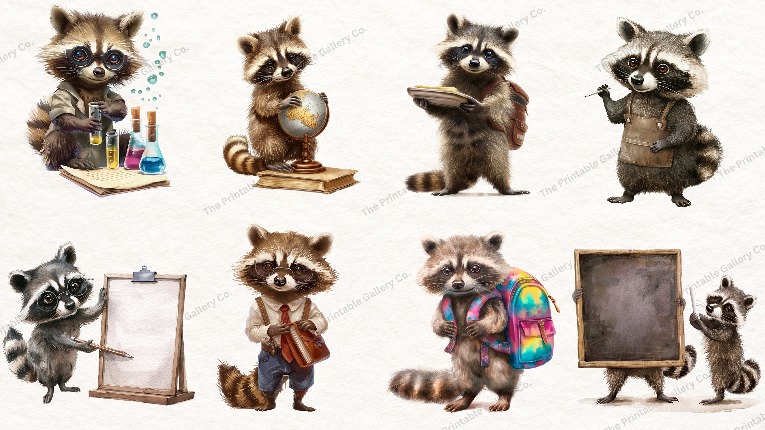 Watercolor Back to School Clipart, Commercial Use Teacher PNG, Notebook ...