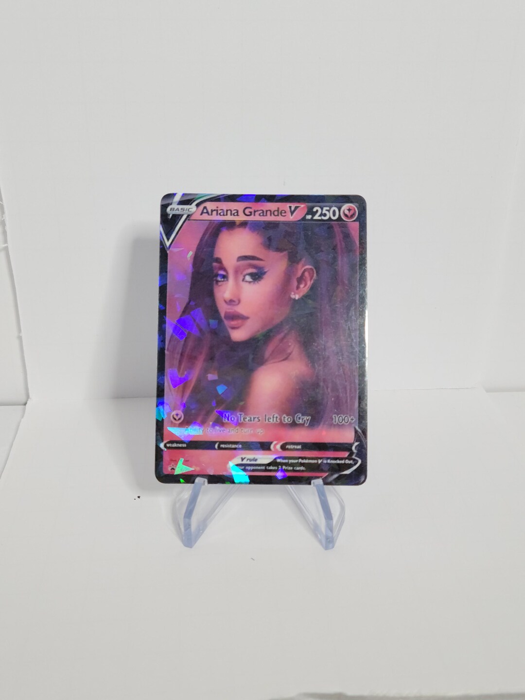 Ariana Grande Celebrity Card original Art Custom Made Global Star Icon ...